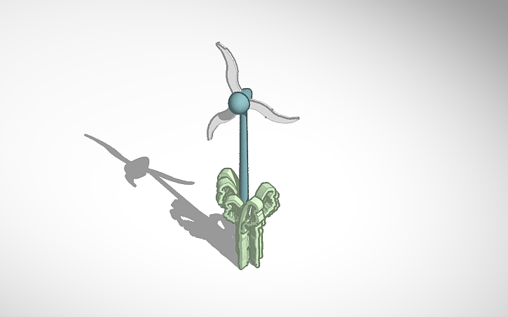 3D design ercon wind turbine - Tinkercad