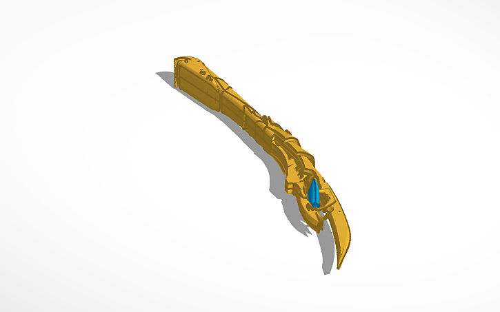 3D design Loki Scepter - Tinkercad