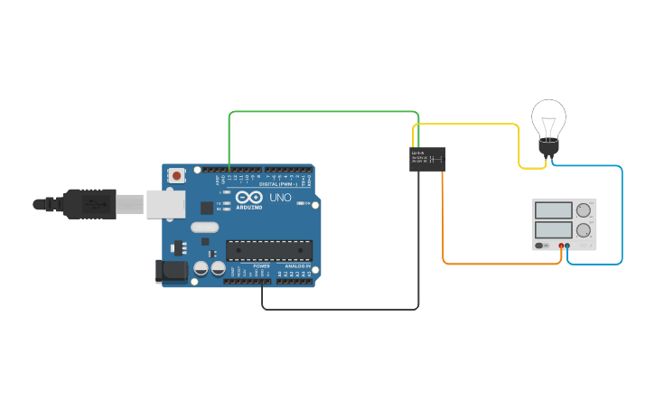 Circuit design Asst 17 5V 2- Channel Relay module - Tinkercad