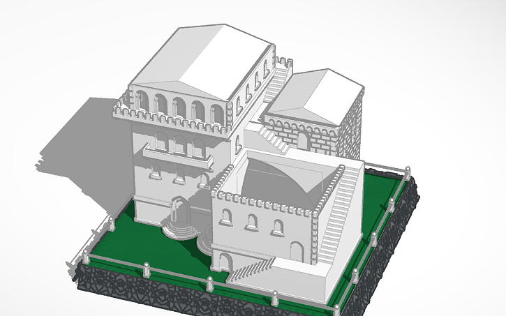 3D design Awesome Manor House - Tinkercad