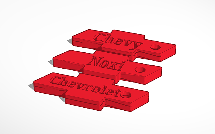 3D design Bow Tie Noxi - Tinkercad