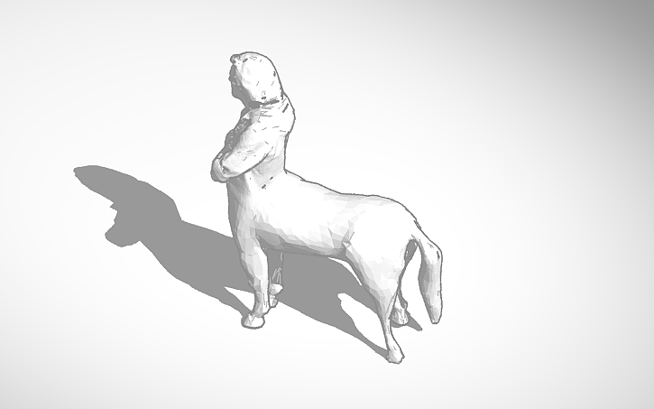 3D design Centaur - Tinkercad