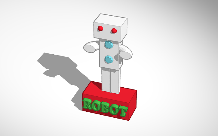 3d Design Robot Tinkercad
