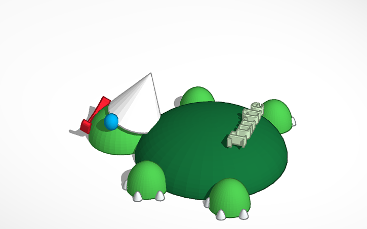 3D design Turtle - Tinkercad
