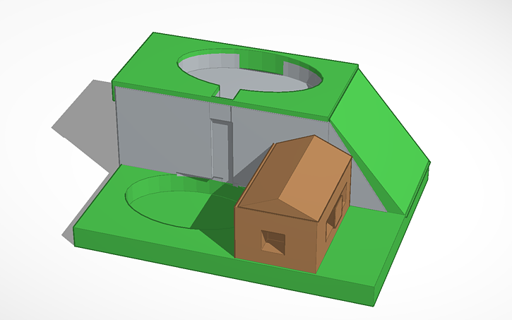 3D design waterfall | Tinkercad