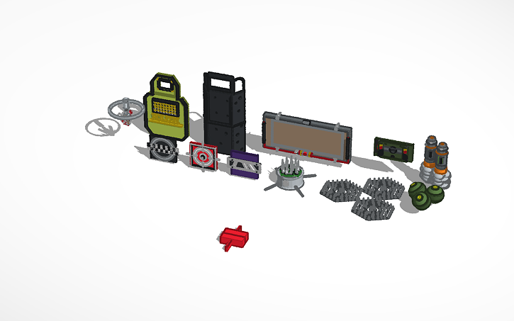 3D design Rainbow Six Siege stuff - Tinkercad