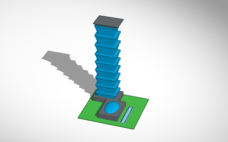 3D design Sky scraper | Tinkercad