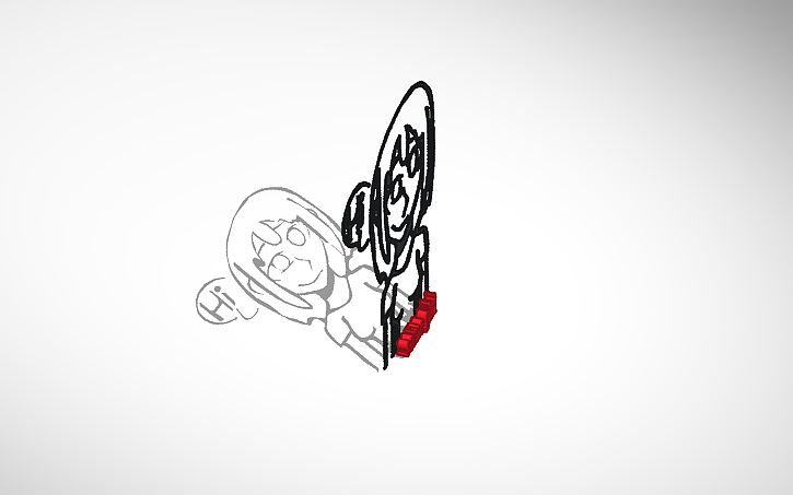 3D design some anime girl | Tinkercad