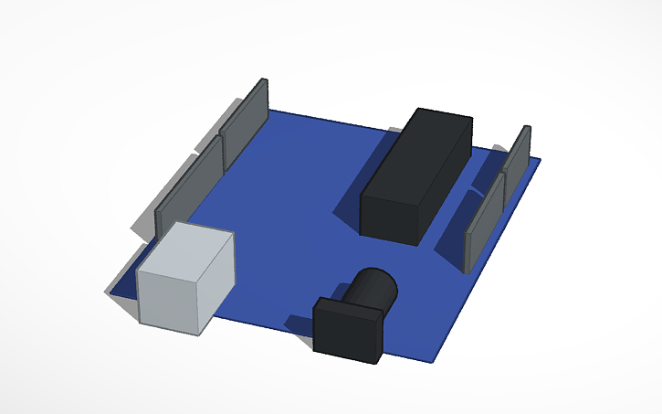 3d Design Arduino Uno R3 Tinkercad 0691