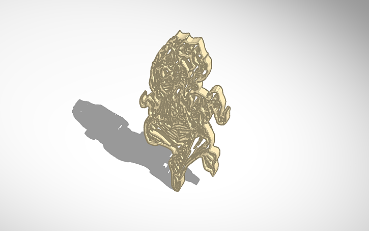 3D design Luffy gear 5 - Tinkercad