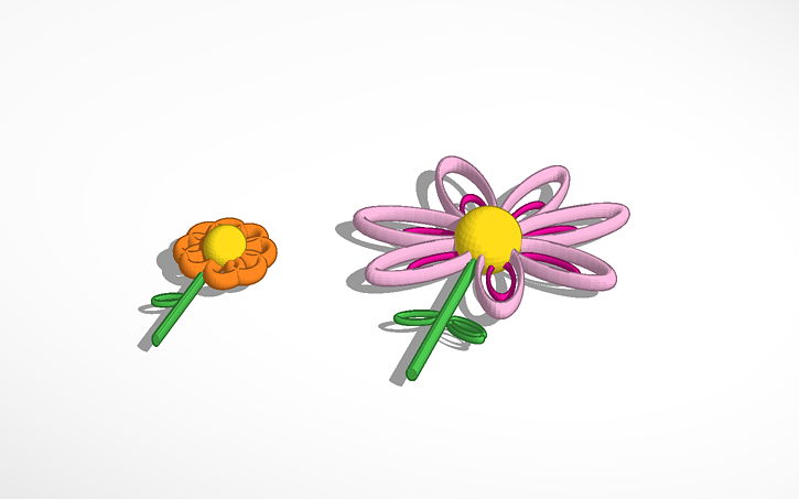 3D design Astrid Flowers - Tinkercad