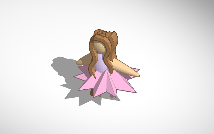 3d Design Character Design Girl♥ Tinkercad