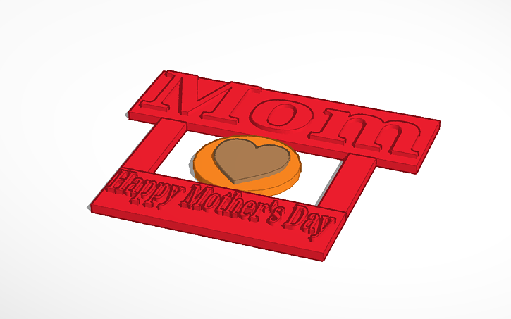 3D design Mothers Day - Tinkercad