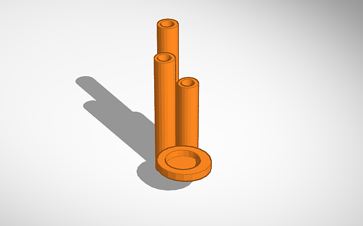 3D design Pipes - Tinkercad