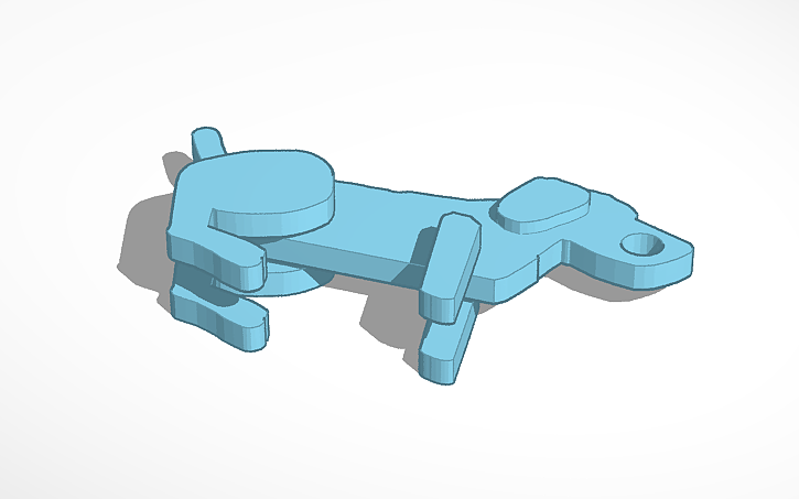 3D design dog - Tinkercad