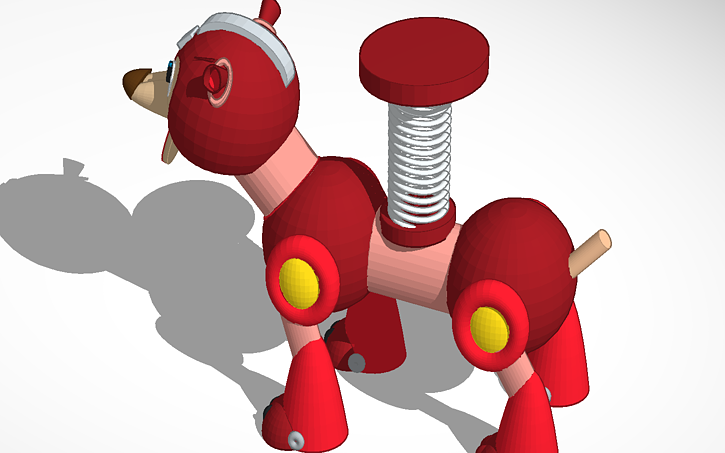 3D design rush coil - Tinkercad