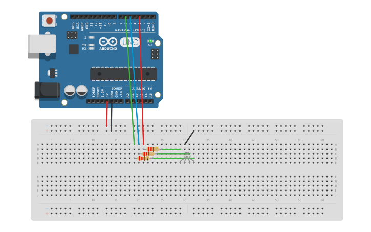 Circuit Design Arduino Leds Tinkercad 9962
