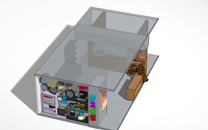 3D design antique shop | Tinkercad