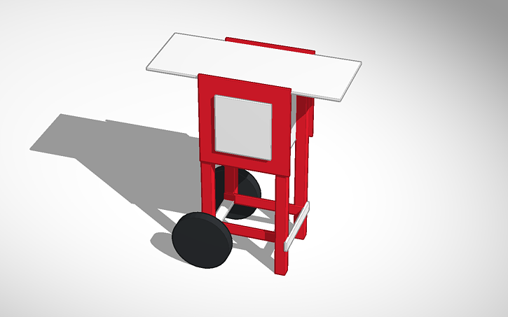 3D design Popcorn Stand | Tinkercad