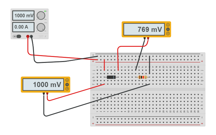 Circuit design 2cc_forward bias_Dwi fitriani al muqhniah | Tinkercad