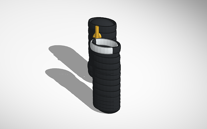 3D design For making pen sword riptide | Tinkercad