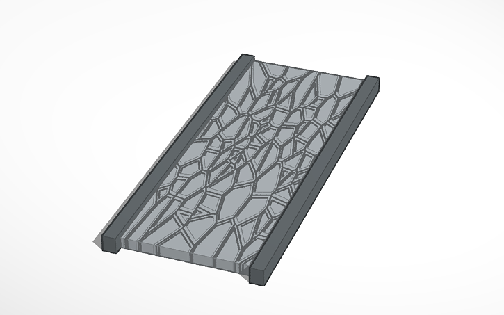 3D design Cracked path - Tinkercad