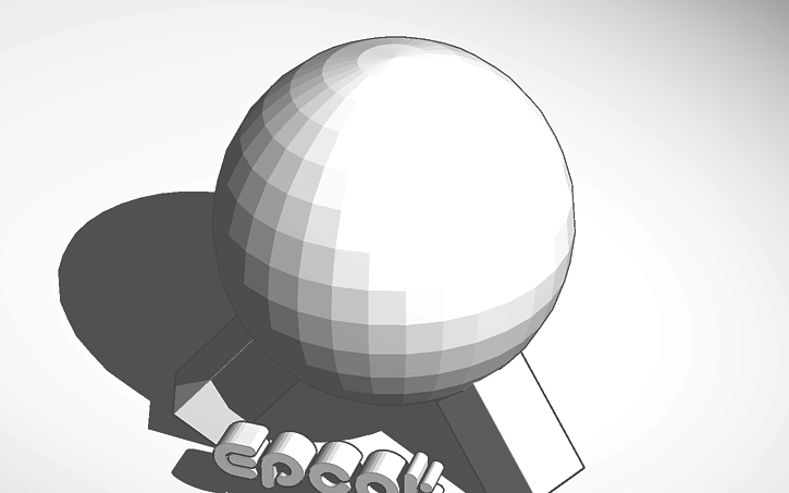 3D design Epcot Golf Ball | Tinkercad