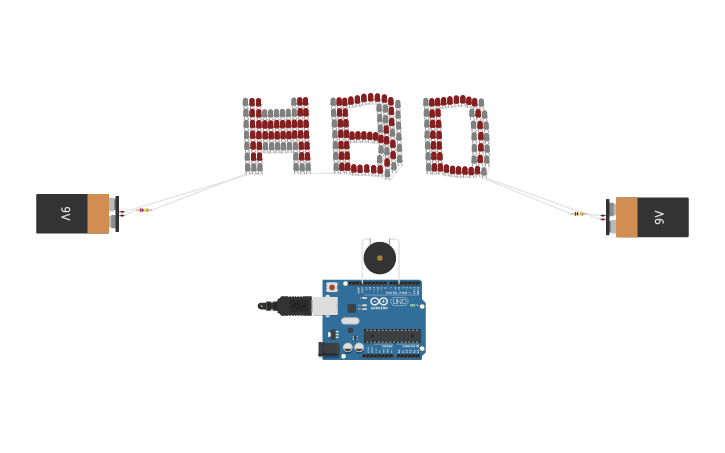 Circuit design Happy Birthday Tinkercad | Tinkercad