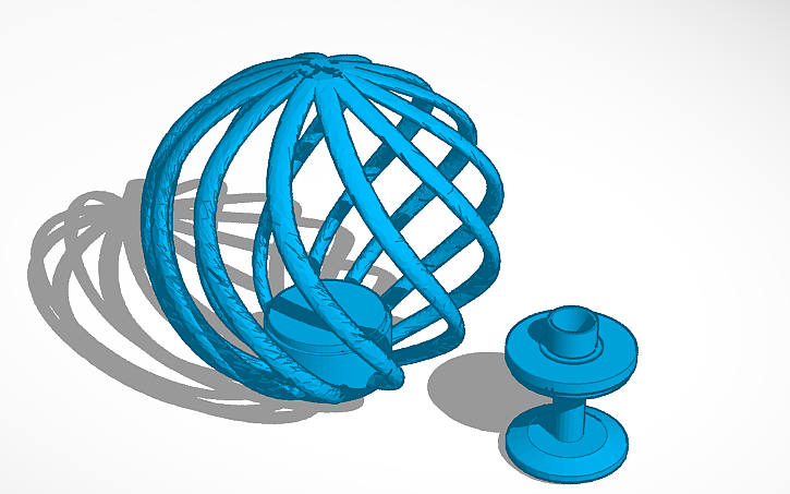 3D design spiral - Tinkercad