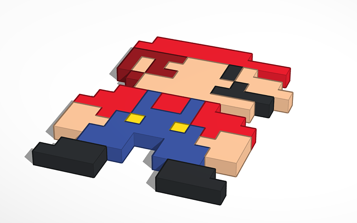3D design Mario - Tinkercad