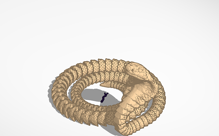 3D design Articulated Cobra - Tinkercad