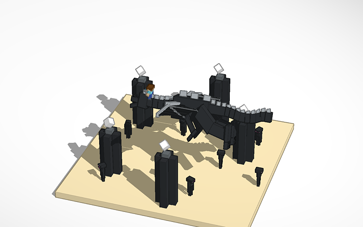 3D design Minecraft end | Tinkercad
