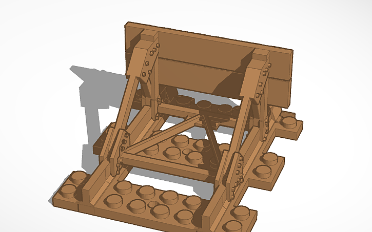 3D design Lego Buffer Stop - Tinkercad