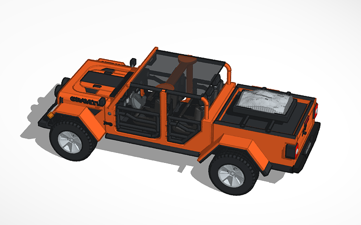 3D design jeep - Tinkercad