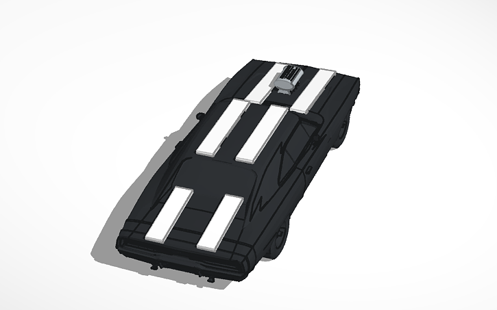 3D design Muscle Car - Tinkercad