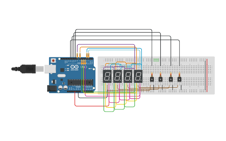 Circuit design Tarea no.2 - Robotica - Joshua Stiven Sis Mejia | Tinkercad