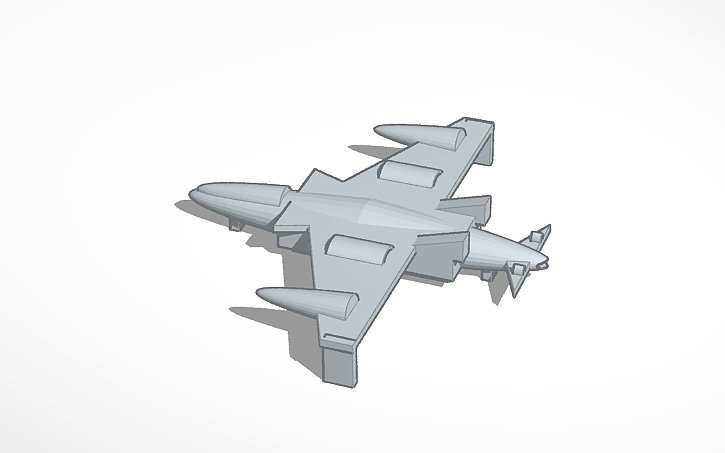 3D design JET - Tinkercad
