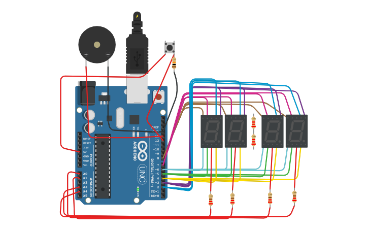 Circuit design 12_조별과제 - Tinkercad