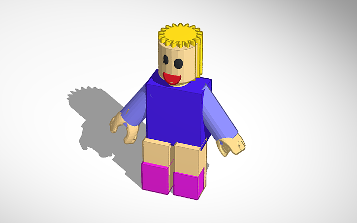 3D design roblox character - Tinkercad