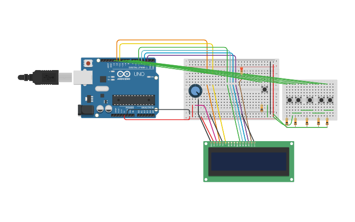 Circuit design lock - Tinkercad
