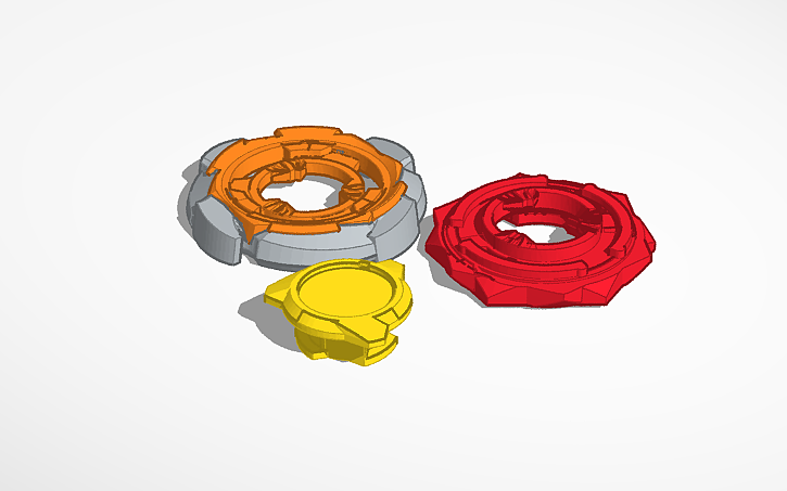 3D design Beyblade CX BearBlow G by WiltedRose - Tinkercad