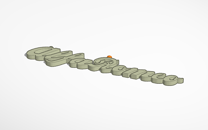 3D design ALFA ROMEO SIGN - Tinkercad