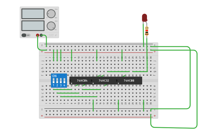 Circuit design Using POS Form | Tinkercad