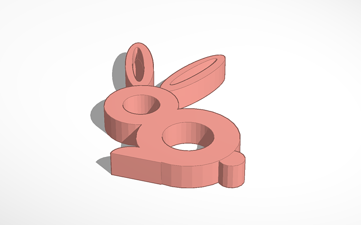 3D design Easter Bunny Decoration | Tinkercad