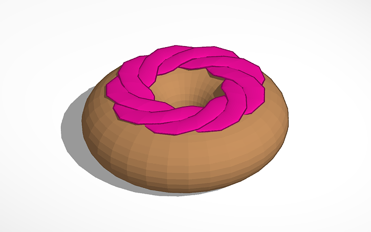 3D design donut | Tinkercad