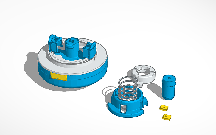 3D design (2) Savior Valkyrie Driver - Shot [Beyblade DB]: Prototype 2 ...