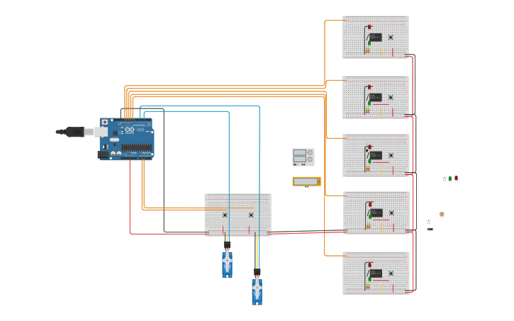 Circuit design Group project for PLC - Tinkercad