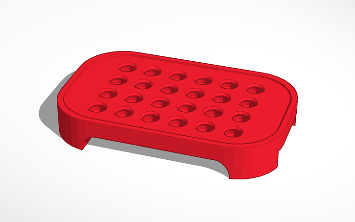 3D design Soap Dish - Tinkercad
