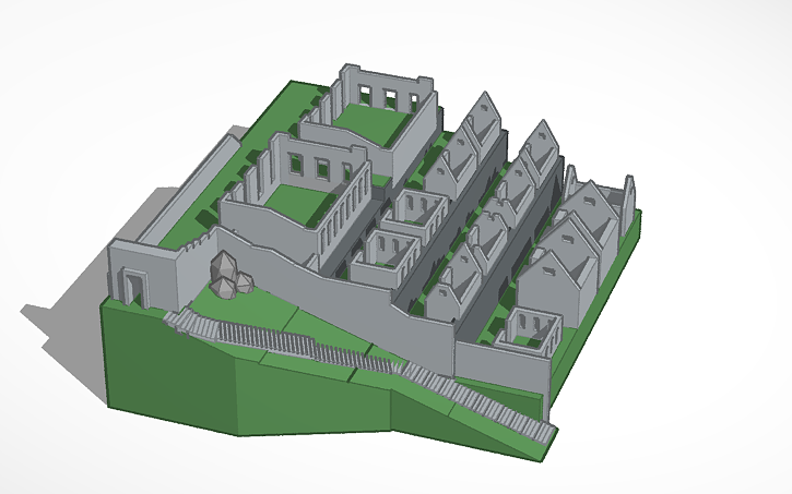 3D design Machu Picchu - Tinkercad