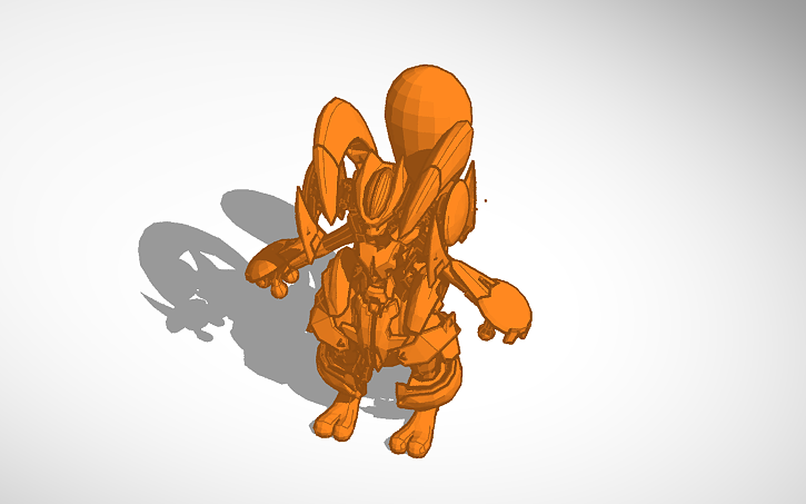 3D design mewtwo - Tinkercad